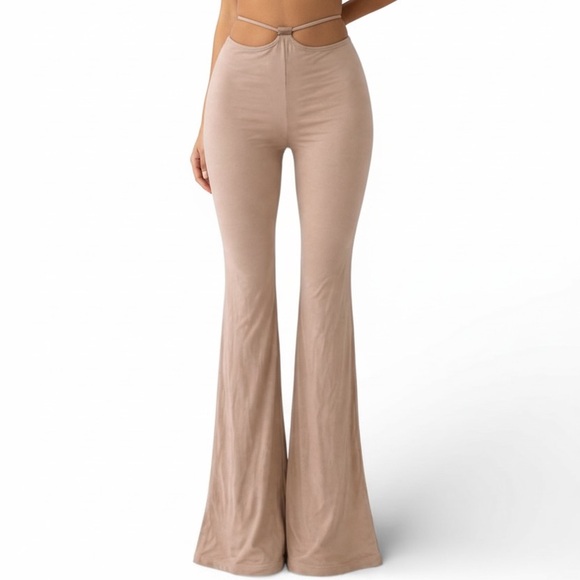 Indah | Pants & Jumpsuits | New Indah Cutout Flare Leg Pants Size Small ...